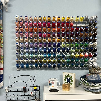 192 Spool Thread Rack 2 Inch Spacing-thread Organization, Thread ...
