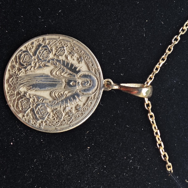 14K Solid Gold Black Hole Necklace, Solar System Medallion, Astronomy ...