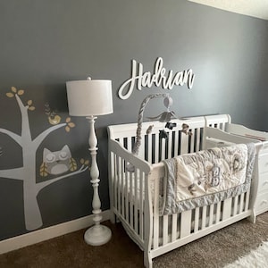 Large Baby Name Sign Large Nursery Name Sign Big Family Name - Etsy