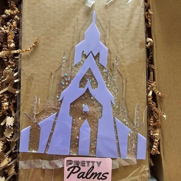 Frozen Cake Topper | Frozen Birthday Party | Frozen Castle Cake Topper ...