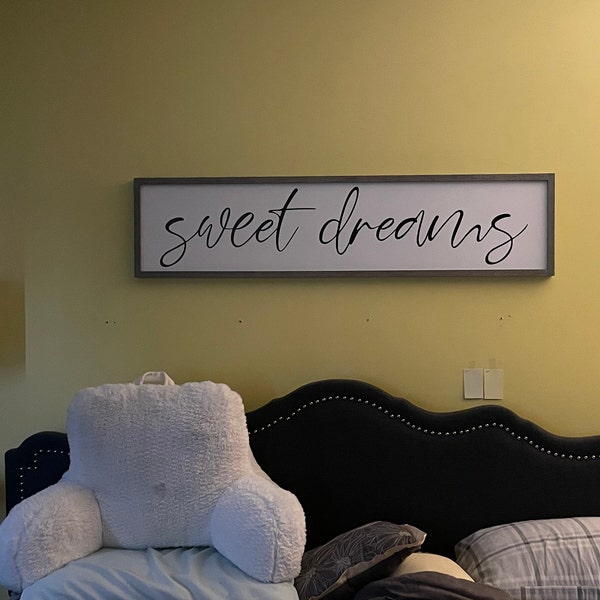 Master Bedroom Sign | Sweet Dreams Wood Sign | Bedroom Wall Decor ...