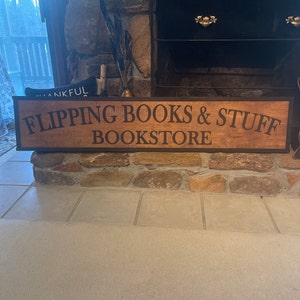 Raised Rustic Business Sign 3D Large Custom We Use Your | Etsy