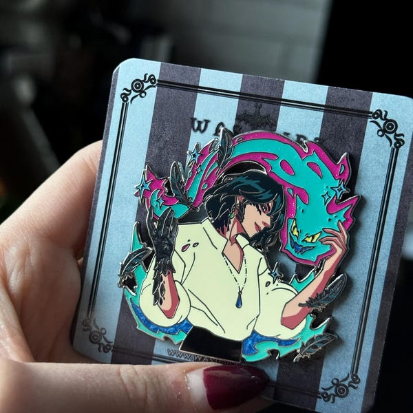 Wizard Hard Enamel Pin Flame Anime Manga - Etsy