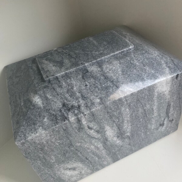Modern Grey Marble Box Cremation Urn for Ashes (full Size / Adult) - Etsy
