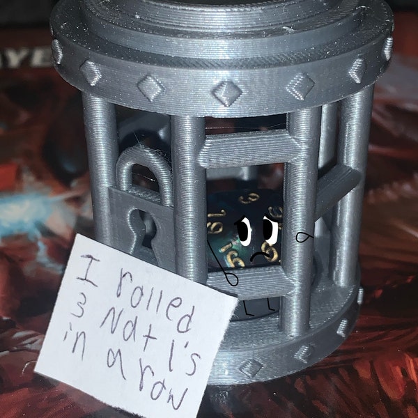 Dice Jail Prison for Misbehaving Dice - Round - 3 Sizes: 2 to 12 Dice ...