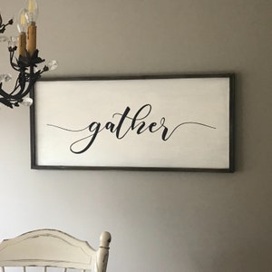 DIY Farmhouse Gather Stencil / Gather Sign / Mylar Reusable - Etsy Canada