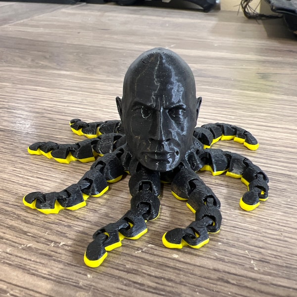 The Rocktopus, 3D Printed, Fidget Toy, WWE, Rocktopus Fidget, Octopus ...