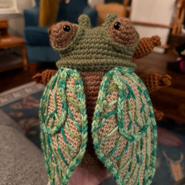 Cicada Crochet Pattern: Amigurumi Insect Toy (PDF Pattern) - Etsy
