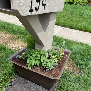 Brilliant White Snappot® Post Planter Kit-flower Pot for Mailbox Post ...