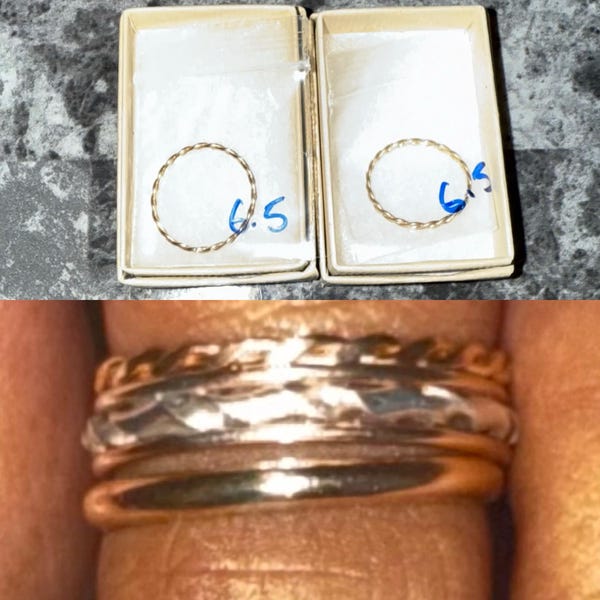 Big Toe Rings • Big Toe Ring • Sized • Pick One Style • Minimalist Ring ...