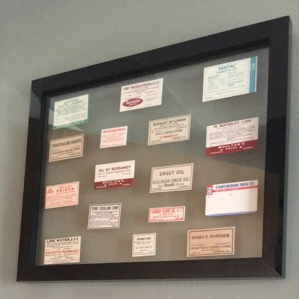 Vintage Pharmacy Labels - Set of 15 - Drug Store Labels, Vintage ...