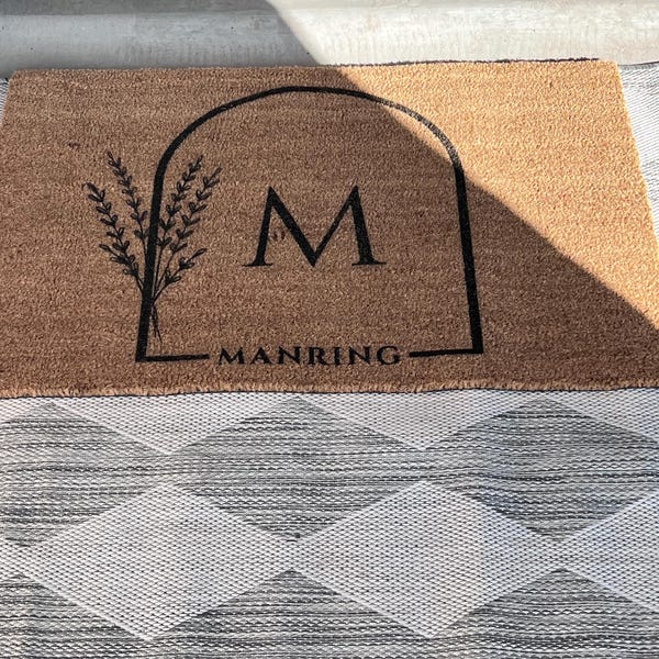 Custom Dorm Decor | Dorm Doormat | Welcome to Our Dorm | Custom Door ...