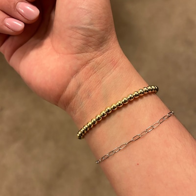 14k Gold Large Open Link Chain Necklace - Etsy