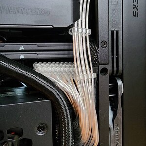 White Color Sleeved PC Psu Extension Cable Cpu Gpu Sata - Etsy