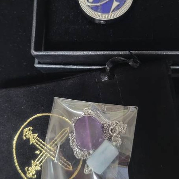 Eye of Ra Egyptian God of Sun Silver Pendant and Necklace With Lapis ...