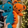 Crochet Pattern Two Headed Plushie, Bunny, Bear, Halloween, Kawaii ...