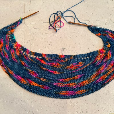 Twilight Blooms Hand Dyed Assigned Pooling Variegated Yarn Perfect for ...