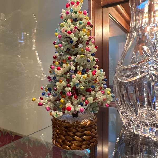 Beaded Christmas Tree - New Year Gift - Christmas Gift - Seed Bead Tree ...