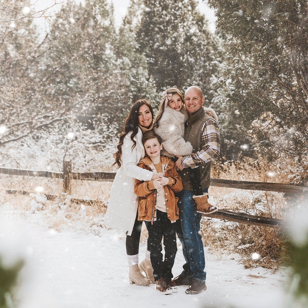 60 Realistic Falling Snow Overlays, Falling Snow, Photoshop Overlays ...