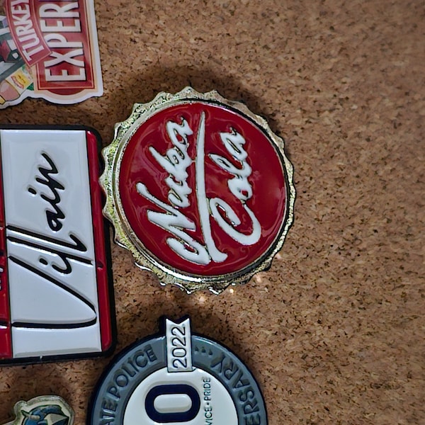 Nuka Cola Cap Pin 1.25 Inch Cosplay - Etsy
