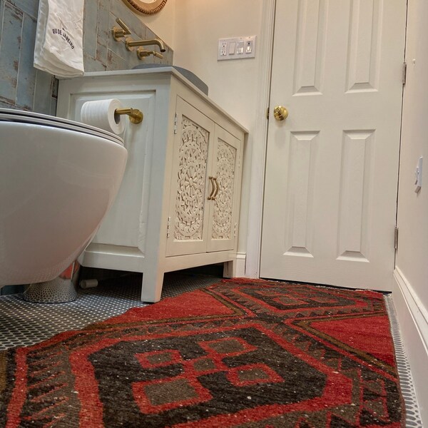 Entryway Rug, Wool Rug, Runner Rug, Bohemian Rug, Vintage Rug, Turkish ...