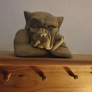 Ernie the Gargoyle Stone Garden Ornament | Etsy UK