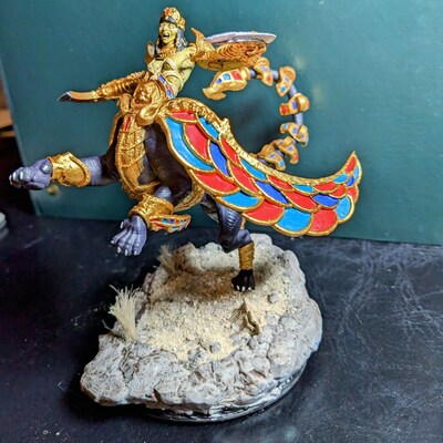 Akata Gnoll God Huge Miniature by Archvillain Games. - Etsy