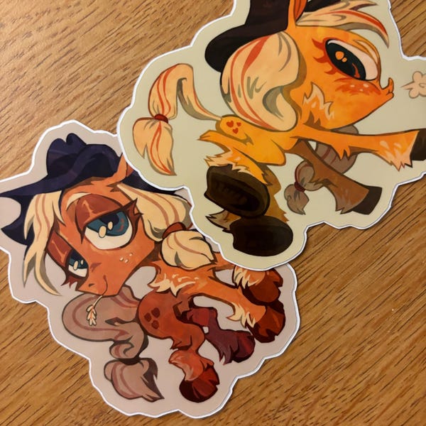 Applejack Stickers | My Little Pony - Etsy