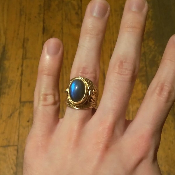 Ethnic Labradorite Poisoner Ring,brass Ring,handmade Ring,women Ring ...