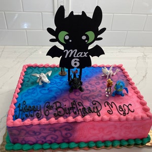 Toothless How to Train Your Dragon Night Fury Customizable - Etsy