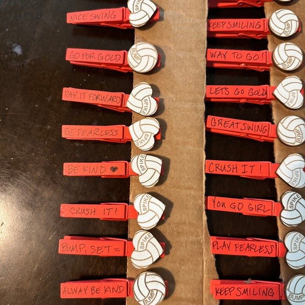 DIY Volleyball Tournament Pin Decorations, Engraved Wood Charms - Etsy