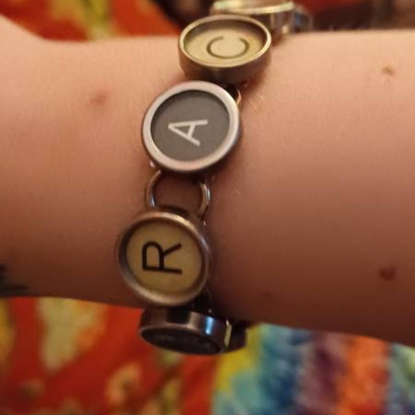 Fantabulous Typewriter Key Bracelet: Add a Touch of Fantabulousness to ...