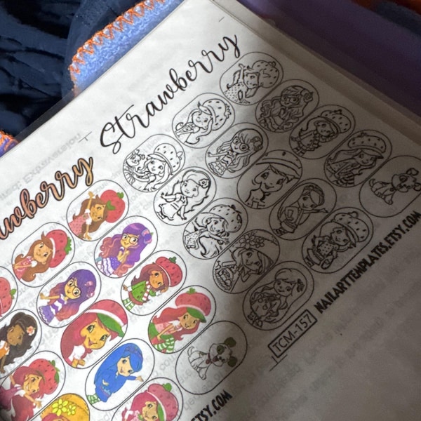 Cute Alien Nail Art Templates | Cartoon Nail Stickers | Printable ...