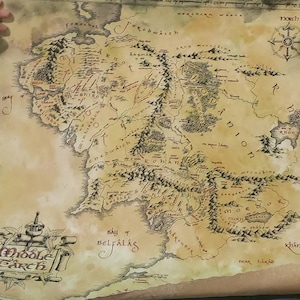 Custom RPG / Game Cloth Map Printing Service - Etsy