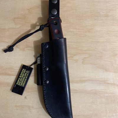 Tops BOB Fieldcraft Handmade Leather Scout sheath Only 6 - Etsy
