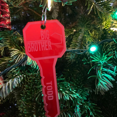 Holiday Big Brother Key Ornaments - Etsy
