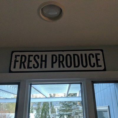 Fresh Produce Sign, Personalized Farm Sign, Custom Farmer Market Sign ...