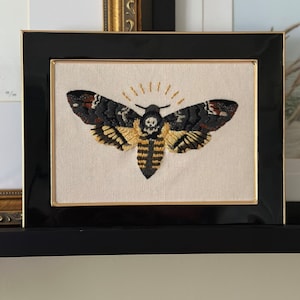 Luna Moth Embroidery Pattern, Stumpwork Embroidery Pattern, 3D Insect ...