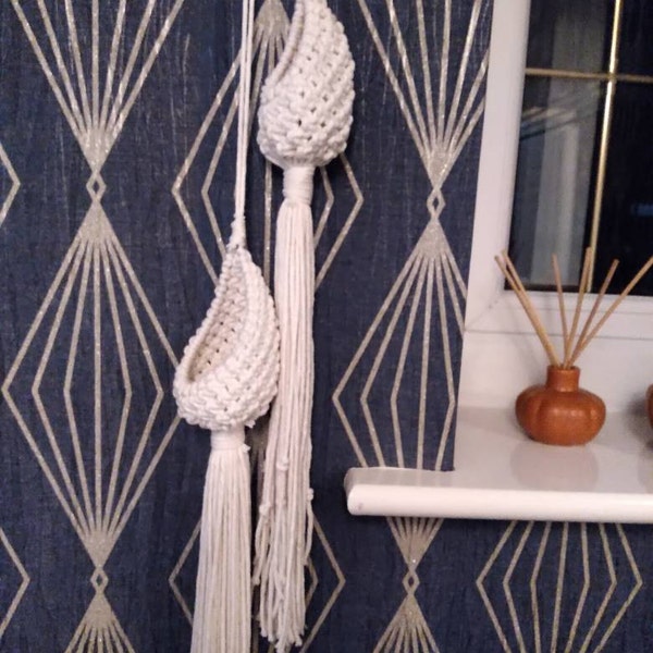 DIY MACRAME POD Pattern, Pdf Instructions Learn to Macrame, Air Plant ...