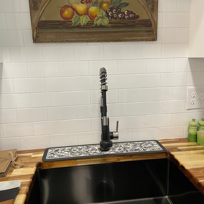 Handmade Kitchen Splash Guard for Sink Faucetfaucet Splash - Etsy