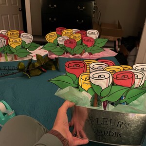 DIY Color Me Bouquet / Mothers Day Gift / Coloring Bouquet / - Etsy