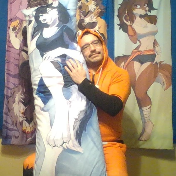 Daki Sinthia - Art by Quốc Anh Phùng - the Cat Dakimakura Furry Body Pillow Cover - Etsy
