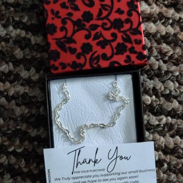 Anchor Shiny Chain, 925 Sterling Silver Chain, Elegant Chain Necklace ...