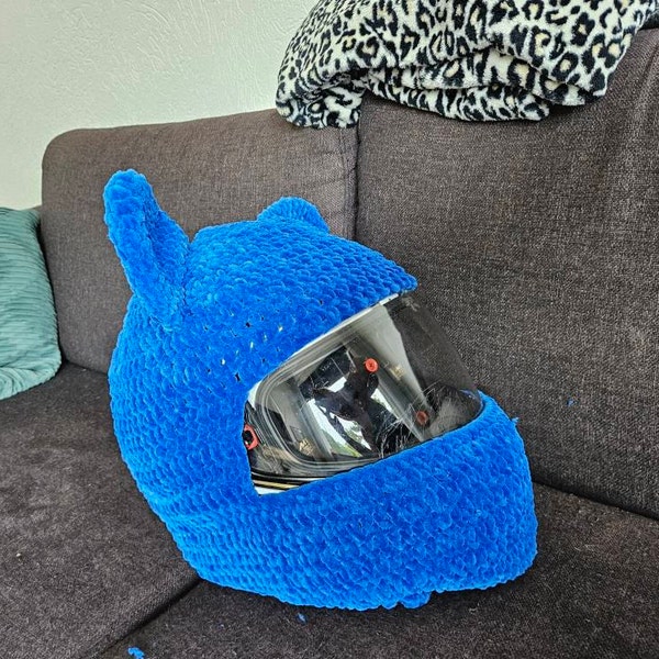 PATTERN Motorcycle Crochet Dino Helmet Cover M - Etsy