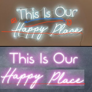 Artistic Couple Kiss Neon Signsparty Decor Light Signsevent - Etsy