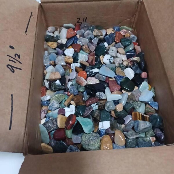 Jade Nephrite Semi Tumbled Gemstone Mini Chips 5 - 25 Mm: Choose Ounces ...