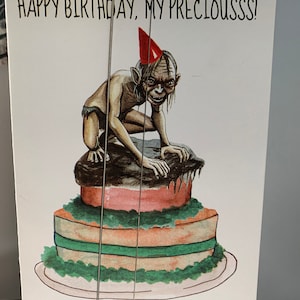 Cute Fantasy Birthday Card, Cute Birthday Card, Movie Nerds, Birthday ...