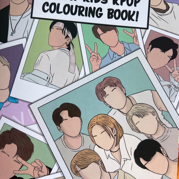 Digital Download BTS A4 COLOURING BOOK, Kpop, Bts, Art, High Quality A4 ...