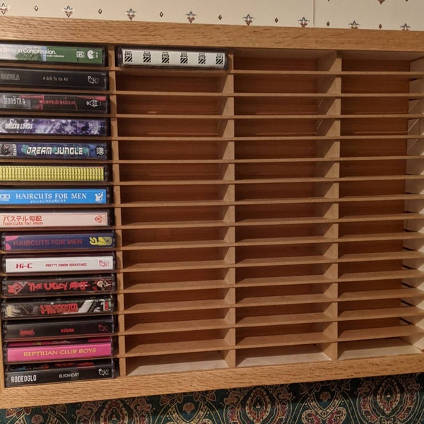 60 Slot Cassette Tape Holder - Etsy