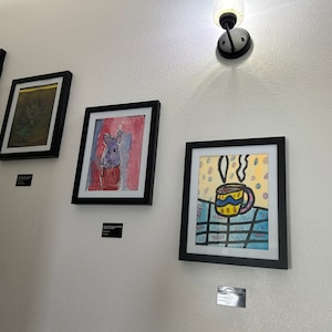 Personalized Gallery Wall Artist Placards Black Wall Placards Custom ...